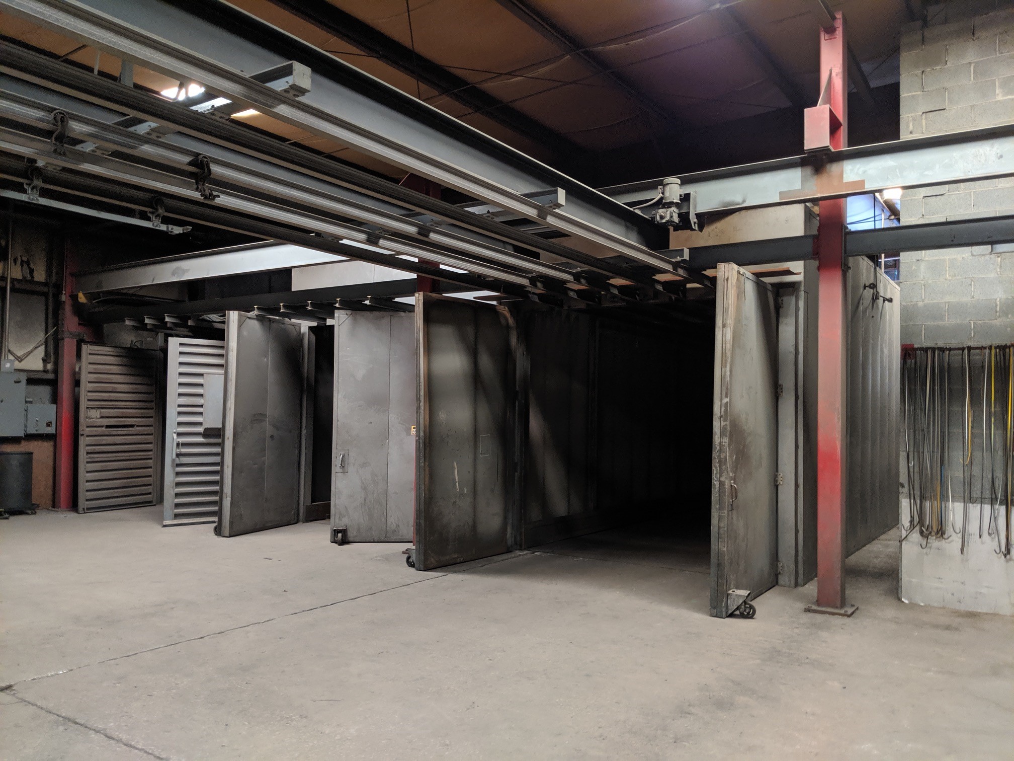 Used Batch Powder Coating System w/ Blast Booth - PowderCoatingOnline ...