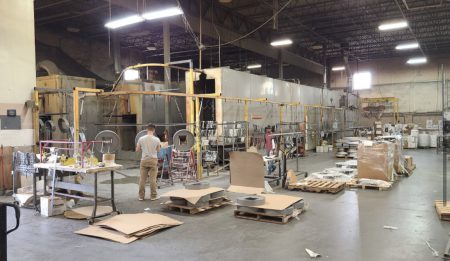 Complete Powder Coating System w/ 3 Stage Washer & Enclosed Conveyor ...